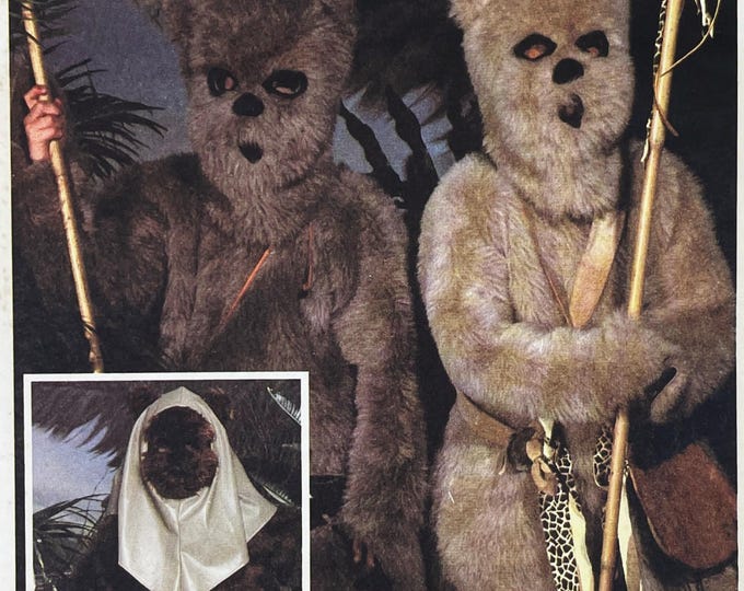 Mccall's 8731 - 1980's Youth Ewok Costume Pattern - Size Large (30-32 ...