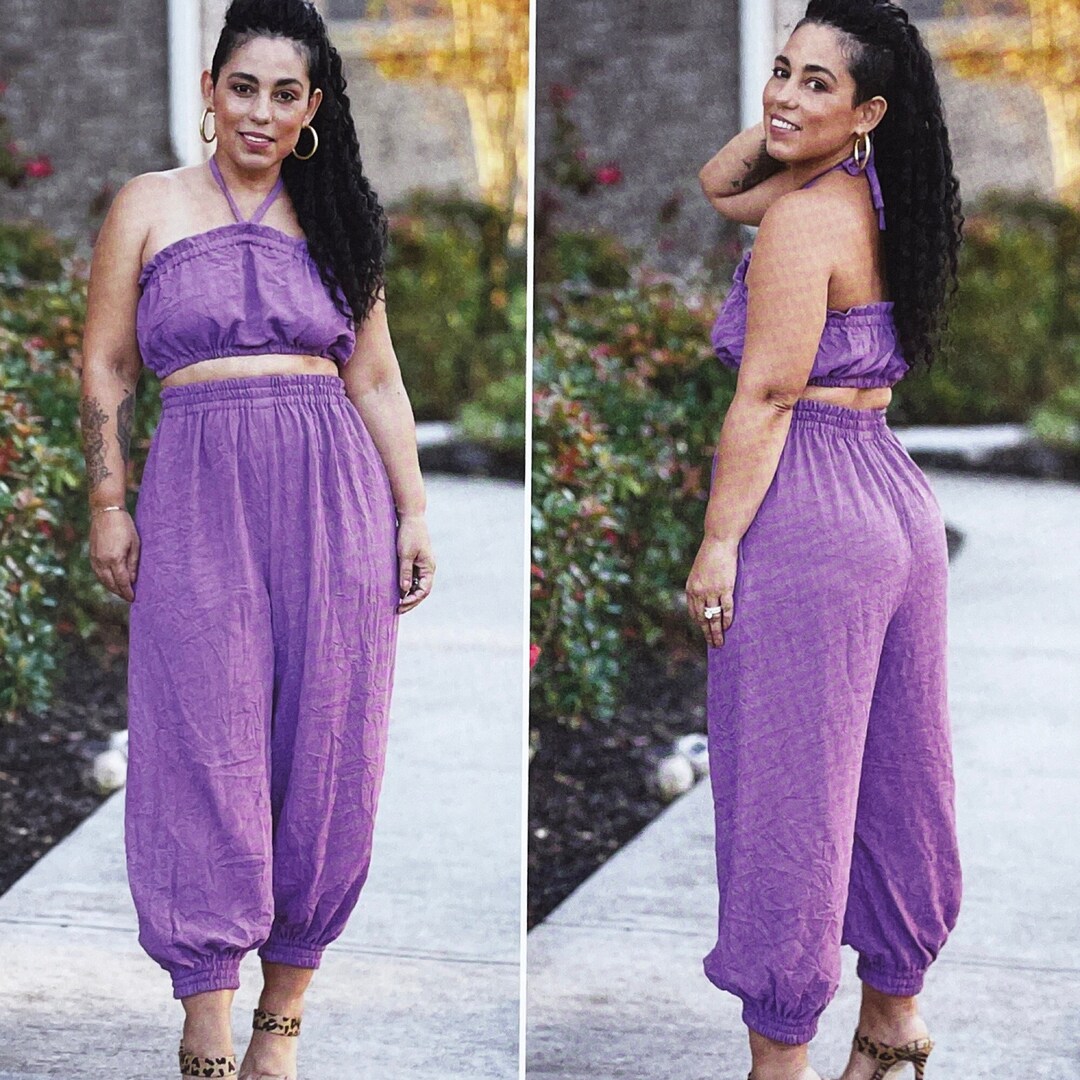 Simplicity 9268 - Mimi G Bra Top and Gathered Pants Pattern - Size 6-14 ...