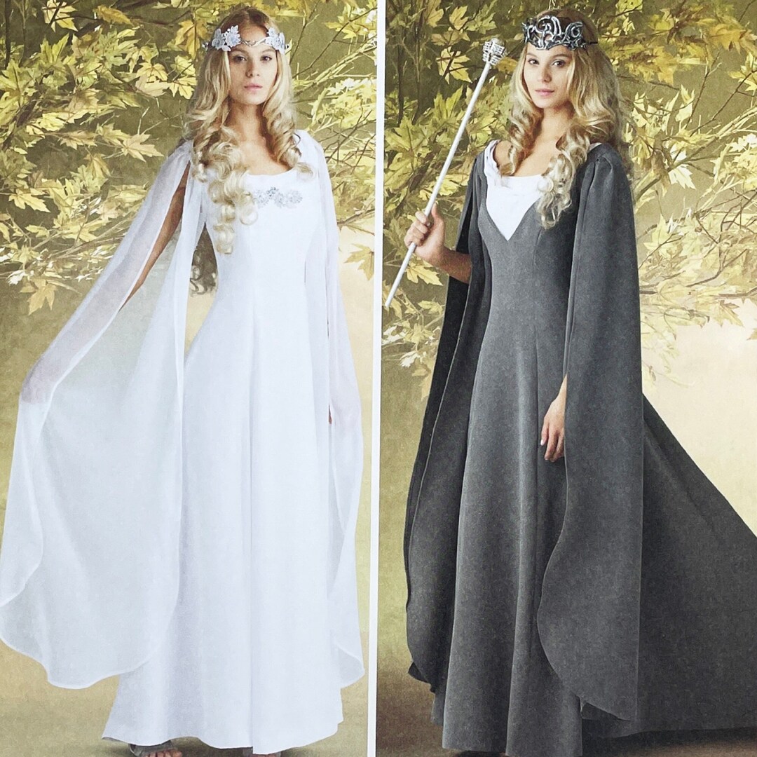 Simplicity 1551 - Elf Queen Renaissance Gown Pattern With Slit Bell ...