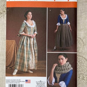 Simplicity 8161 18th Century Cosplay Pattern Size 6-14 or 14-22 Uncut ...