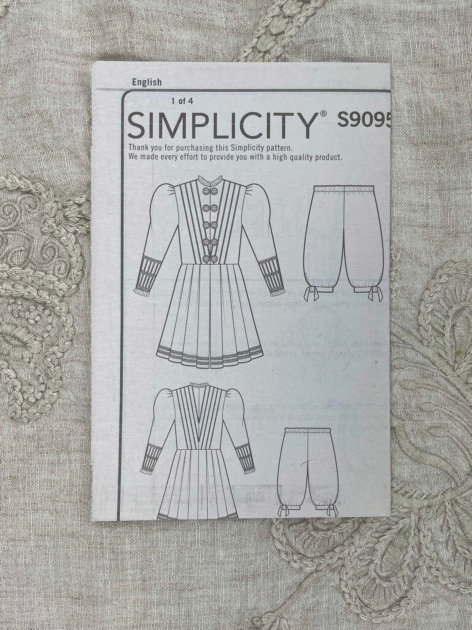 Simplicity 9095 Renaissance King Doublet and Knee Pants - Etsy