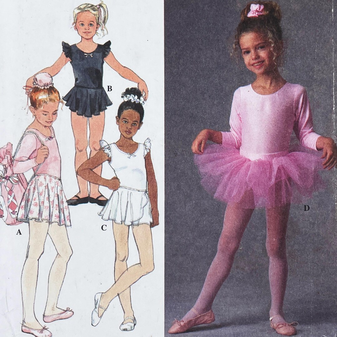 Simplicity 7351 - Child's Dance and Ballet Leotard, Tutu, Skirt and Bag Pattern - Size 3-6 (22 ...