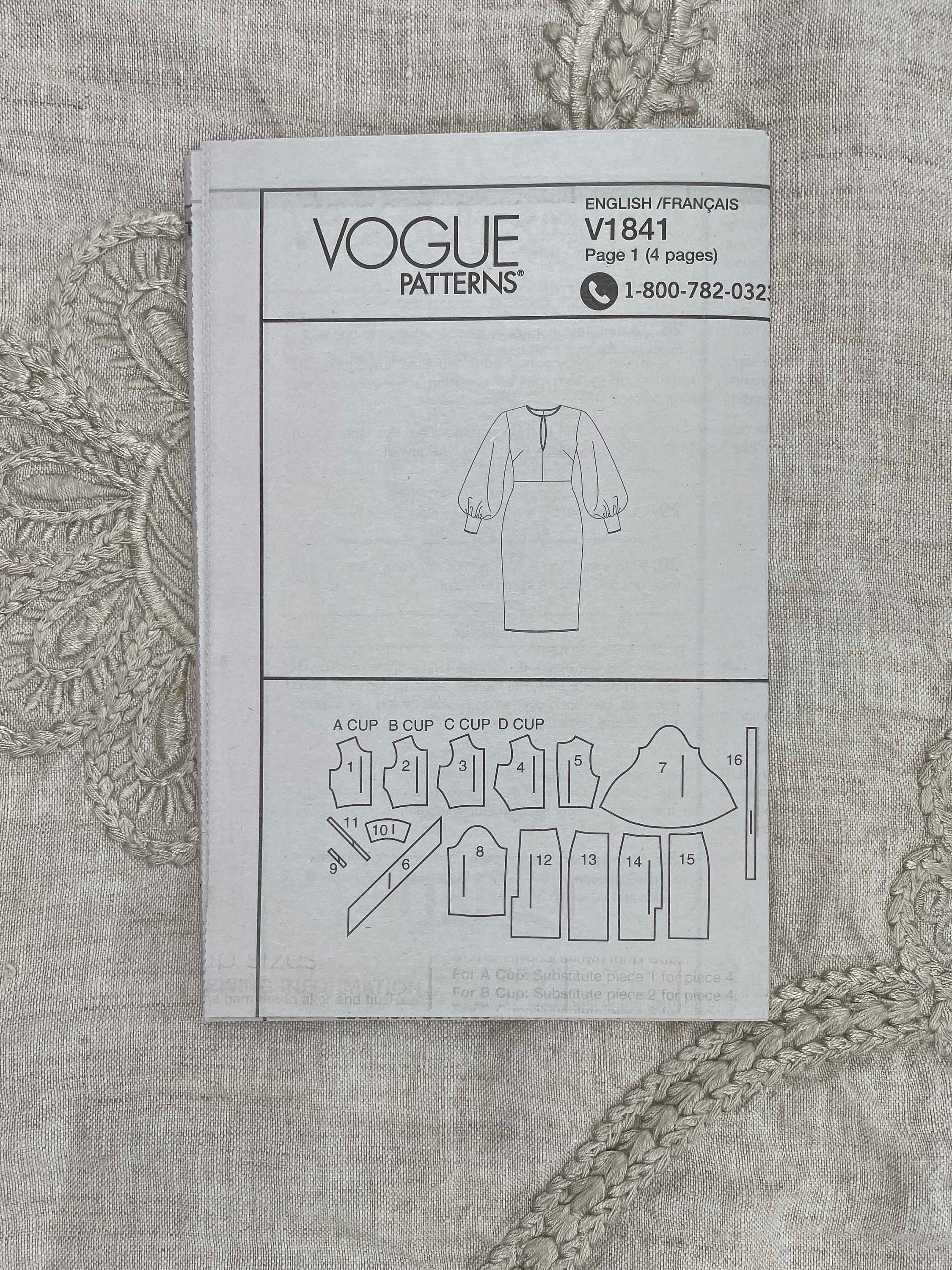 Vogue 1841 Badgley Mischka Special Occasion Dress With - Etsy