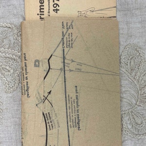 Simplicity 4971 - 1950s Pajama Set With Mandarin Collar, Kimono Sleeves ...