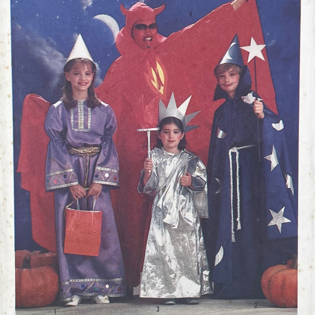 Simplicity 6672 Adult 1980s Devil, Lady Liberty, Wizard and Princess ...