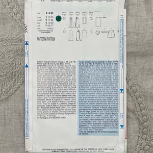 Butterick 3587 - Nefertiti, Cleopatra and Mark Anthony Costume Pattern ...