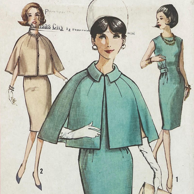 1960s Cape Pattern - Etsy
