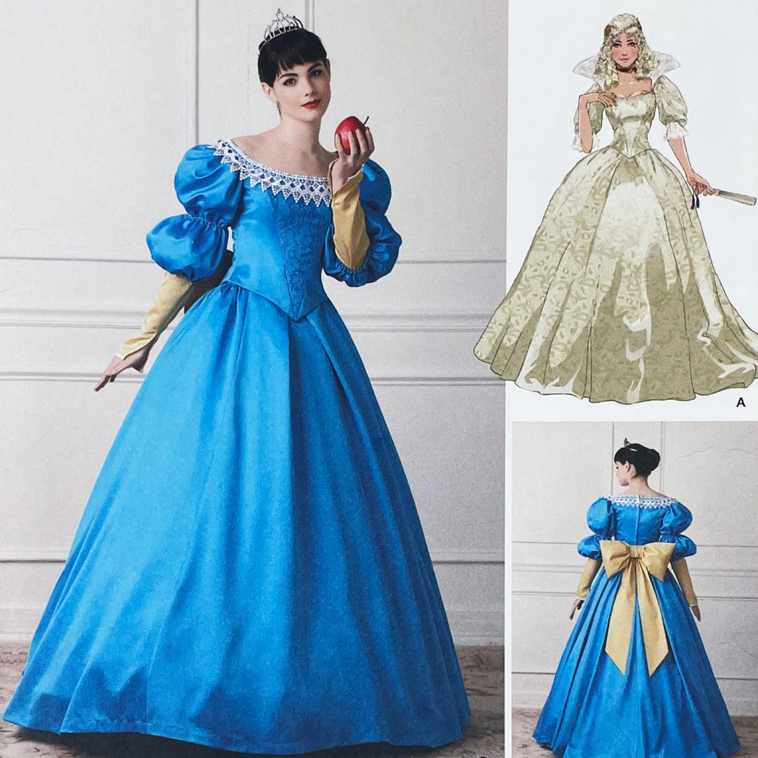 Simplicity 1728 - Princess Gown Pattern With Juliet Sleeves and Evil ...