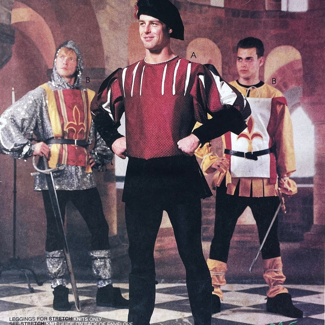 Mccall's 2664 - Mens Medieval Lord and Knight Costume Pattern - Size XL ...