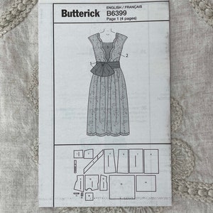 Butterick 6399 - Flapper Drop-waist Lace Dress - Size 6-14 or 14-22 ...