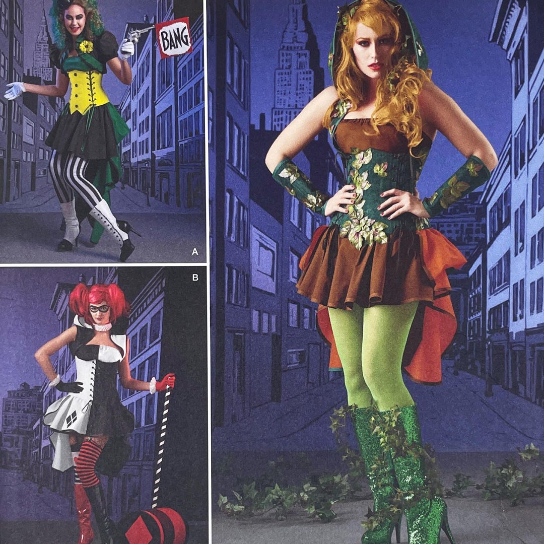 Simplicity 1091 Super Villainess Costume Sewing Pattern - Uncut Size 6 ...