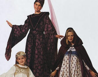 Simplicity 8735 - Renaissance off the Shoulder Gown Pattern - Size 4-8 ...