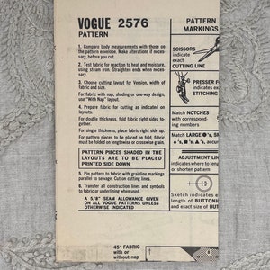 Vogue 2576 Lanvin 70s Asymmetrical Color Blocked Dress - Etsy