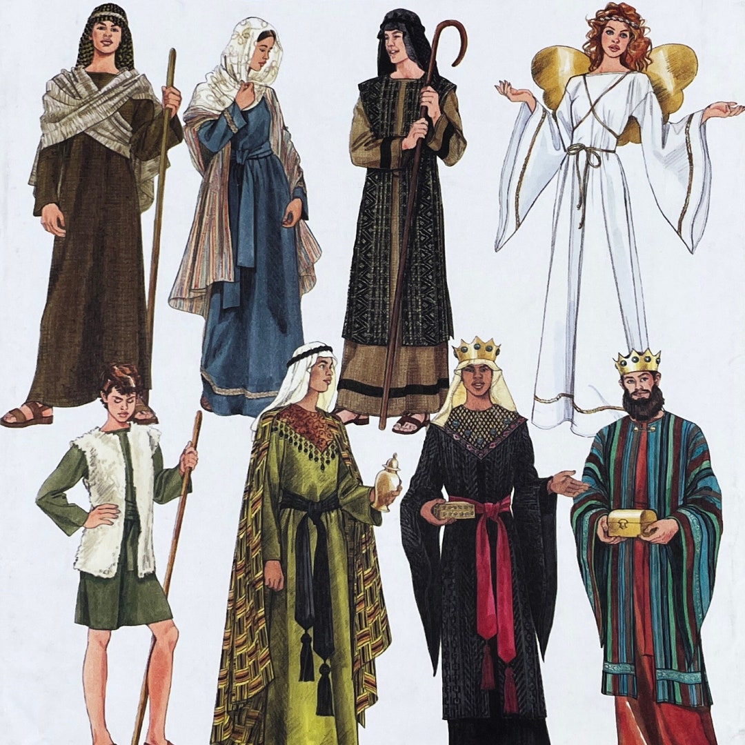 Simplicity 4795 Adult Biblical Robe and Tunic Nativity Costumes Pattern ...