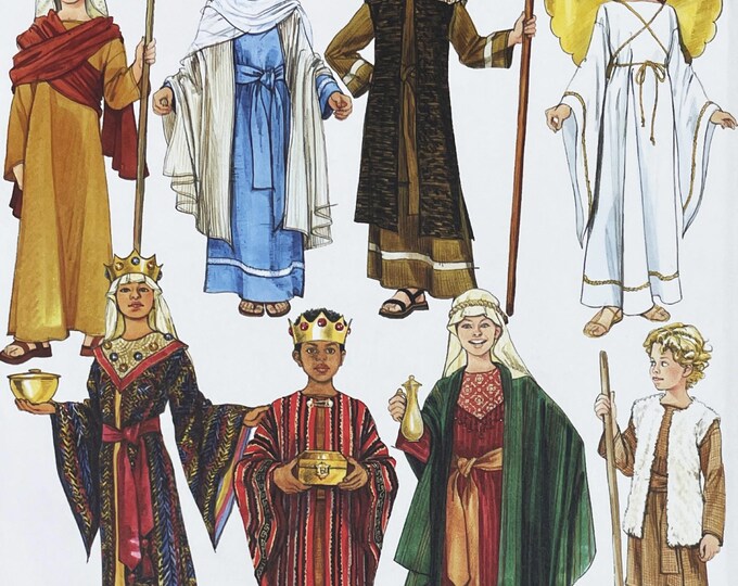 Simplcity 4797 - Children's Biblical Robe and Tunic Nativity Costumes ...