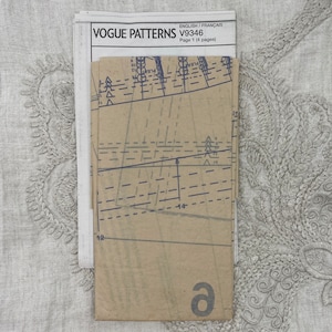 Vogue 9346 - Reissued 1940s Yoke Dress Pattern With Starburst Back ...