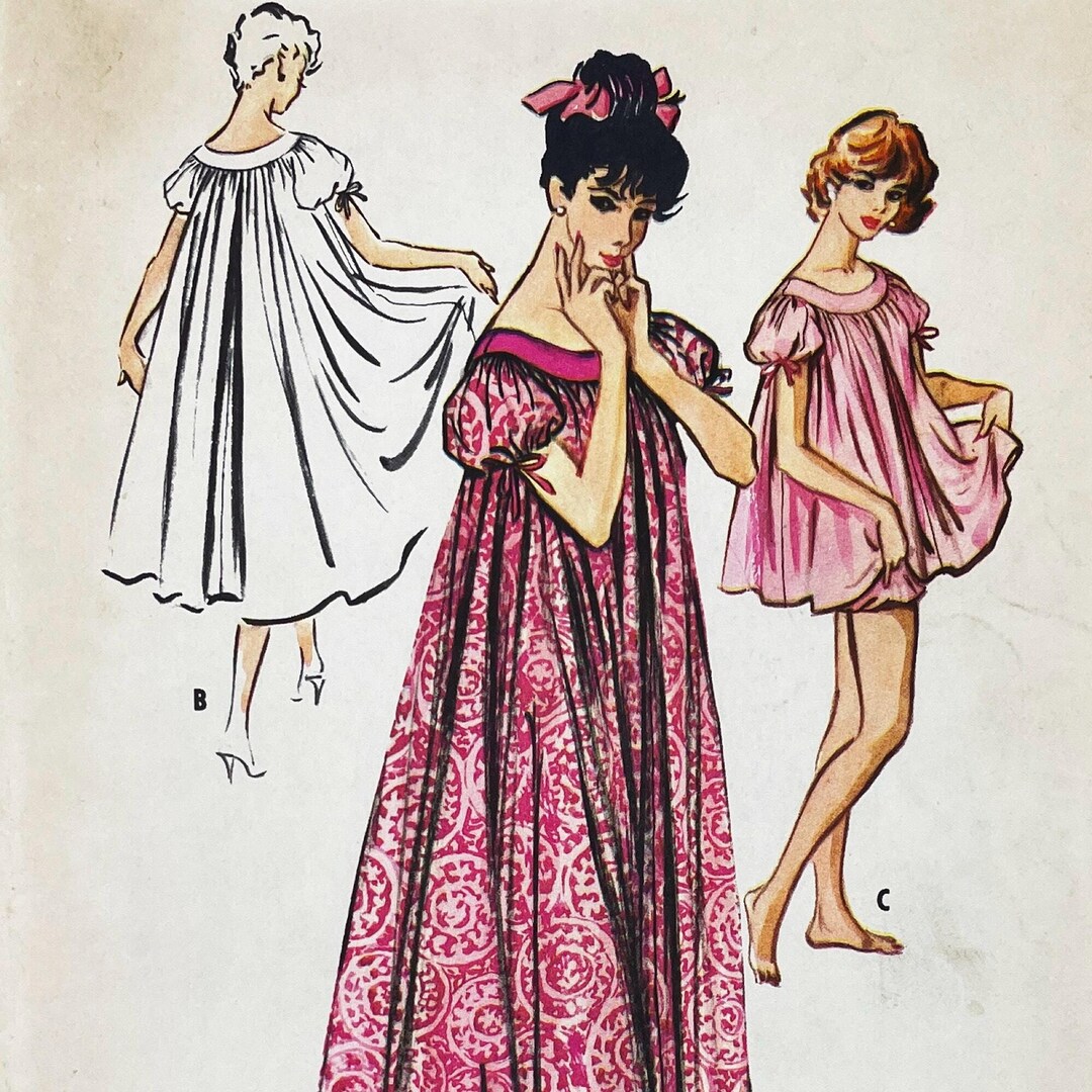 Mccall's 4610 - 1950s Muumuu for Sleeping or Lounging Pattern - Size ...