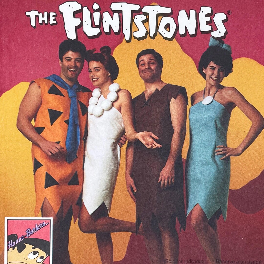 Mccall's 5543 - Adult Flintstones Costume Pattern - Size Small (32.5-34 ...