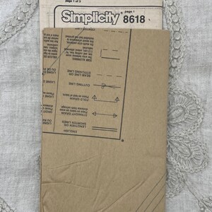 Simplicity 8618 1980s Criss-cross Open Back Sun Dress Pattern Size 6-10 ...