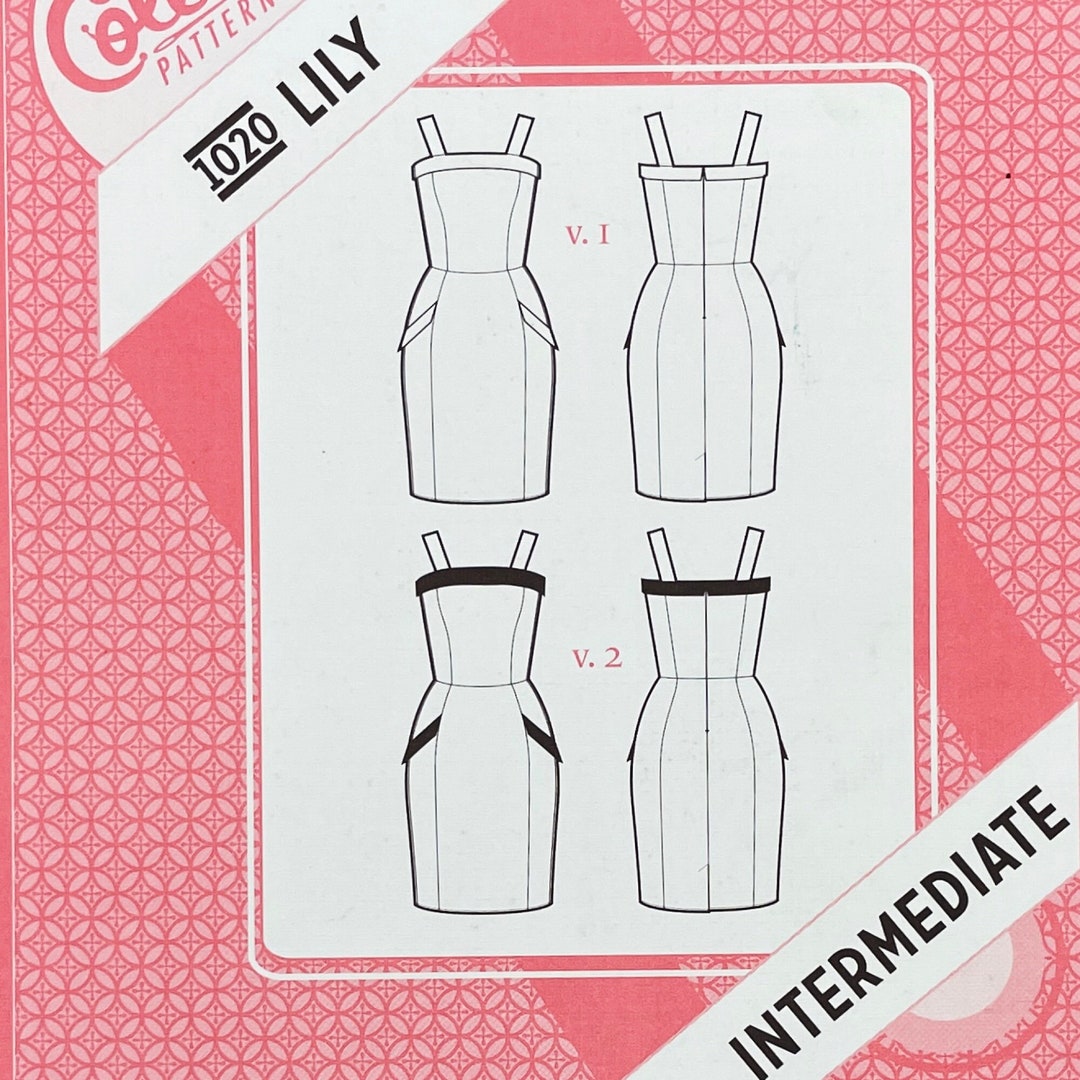 Colette Patterns 1020 - Lily Bombshell Princess Seamed Sundress Pattern ...