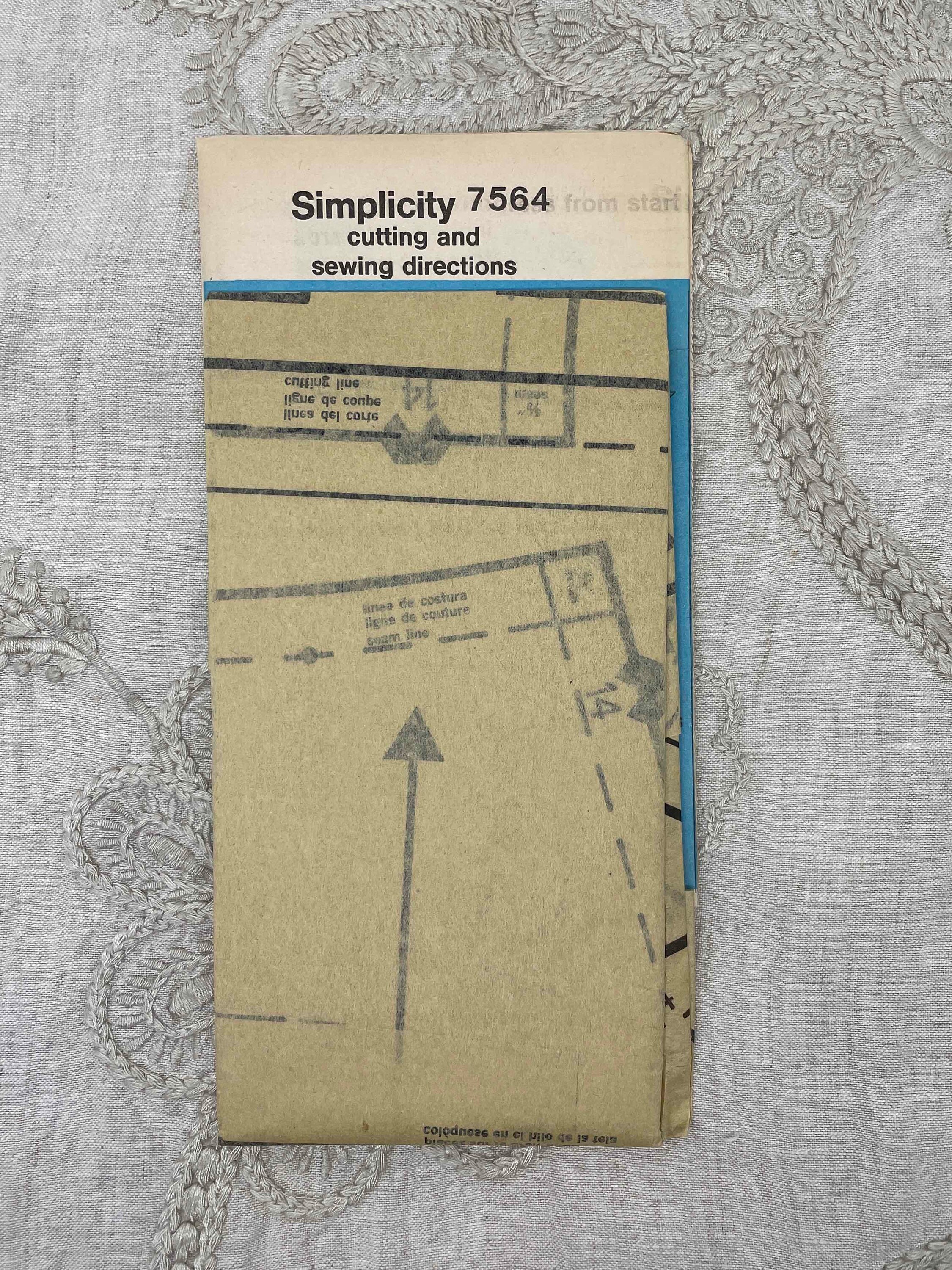 Simplicity 7564 - 1970s Pullover Sailor Top or Hoodie Sewing Pattern ...