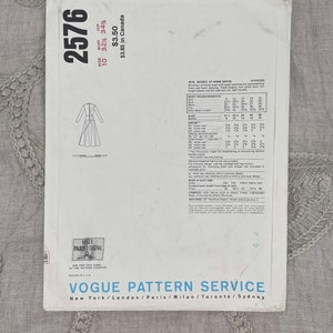 Vogue 2576 Lanvin 70s Asymmetrical Color Blocked Dress - Etsy