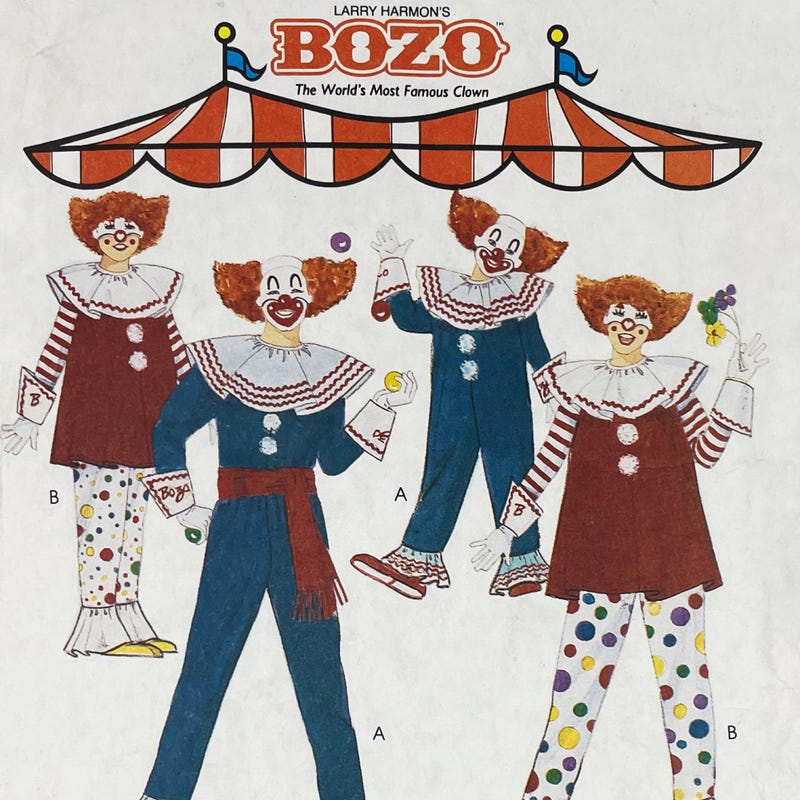 Bozo the Clown - Etsy