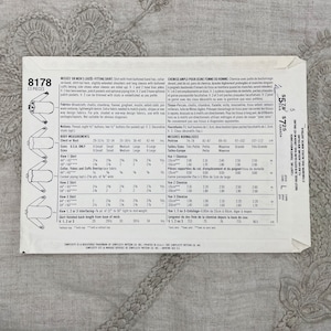 Simplicity 8178 - 1980s Unisex Western Wear Shirt - Size Medium ( 35-36 ...