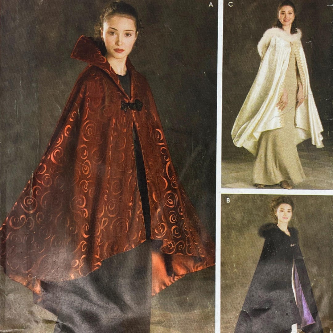 Simplicity 4947 - Vintage Closet 1920s Capes Pattern With Standing ...