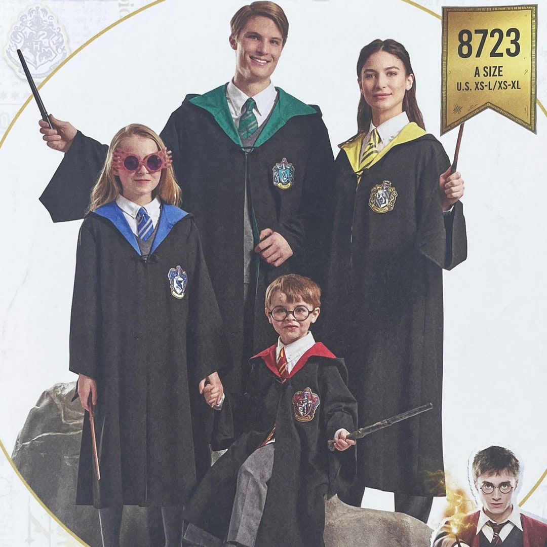 Simplicity 8723 - Harry Potter Costume Pattern With Robe, Sweater and ...