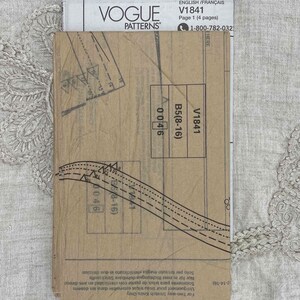 Vogue 1841 - Badgley Mischka Special Occasion Dress With Bishop Sleeves ...