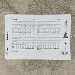 Simplicity 9819 - Reissued 1950s Soft Gathers Midriff Dress and Jacket ...