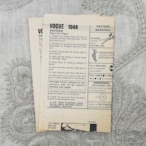 Vogue 1944 1960s Space Age A-line Dress Pattern Size 8 31.5 Uncut - Etsy