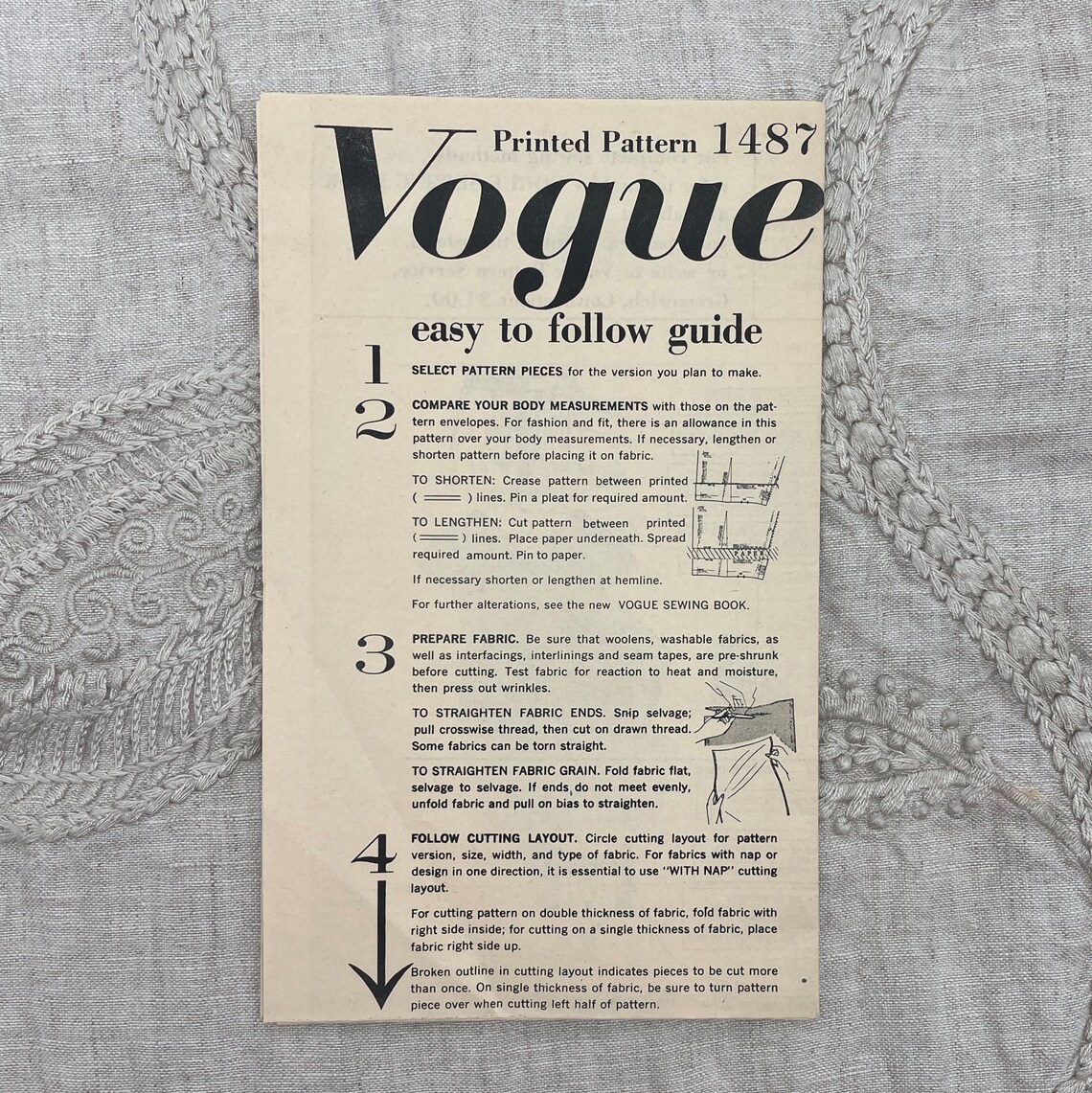 Vogue 1487 - Jacques Griffe Rare Off-the-shoulder Dress and Fitted Slip ...