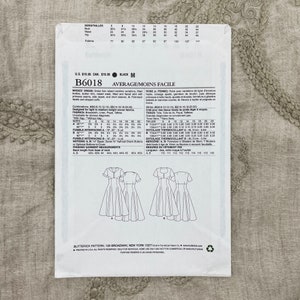 Butterick 6018 Reissued 50s Fit and Flare Empire Waist Dress Pattern ...
