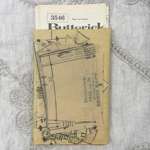 Butterick 3546 - Rare 1960s Beachwear Coordinates Sewing Pattern - Size ...