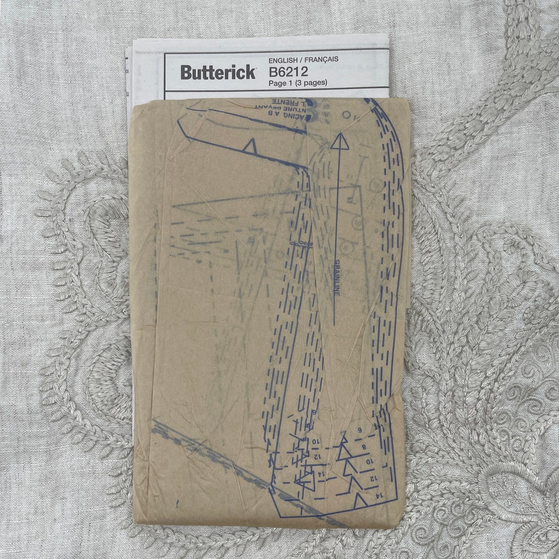 Butterick 6212 Reissued 1950s Back Wrap Dress Pattern Sewing Pattern ...