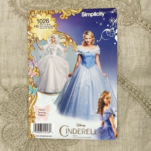 Simplicity 1026 - Disney Cinderella Princess and Fairy Godmother Gown ...