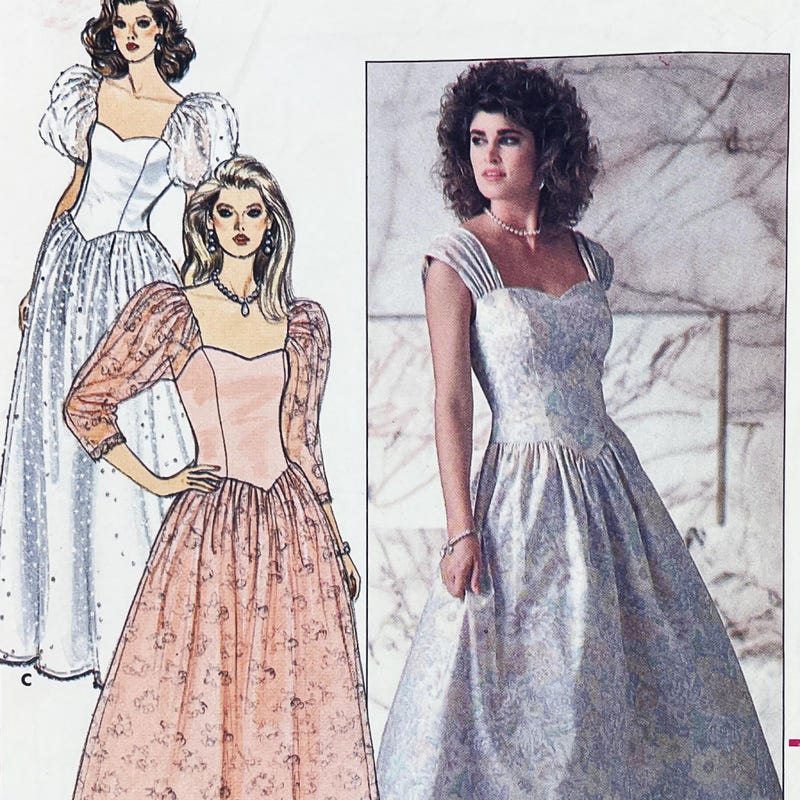 1980s Prom Dress - Etsy