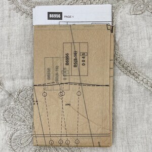 Butterick 6956 - Reissued 1950s Soft One-piece Dress With Shawl Collar ...