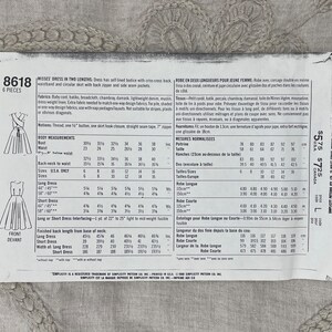Simplicity 8618 1980s Criss-cross Open Back Sun Dress Pattern Size 6-10 ...