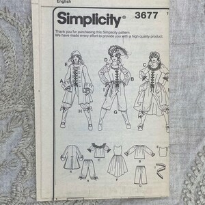 Simplicity 3677 Women's Pirate Costume Pattern Size - Etsy