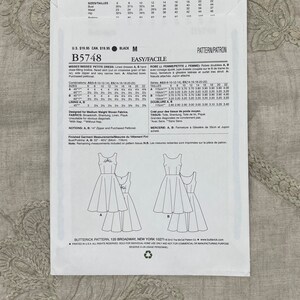 Butterick 5748 reissued 1960s Fit and Flare Dress With Scoop - Etsy