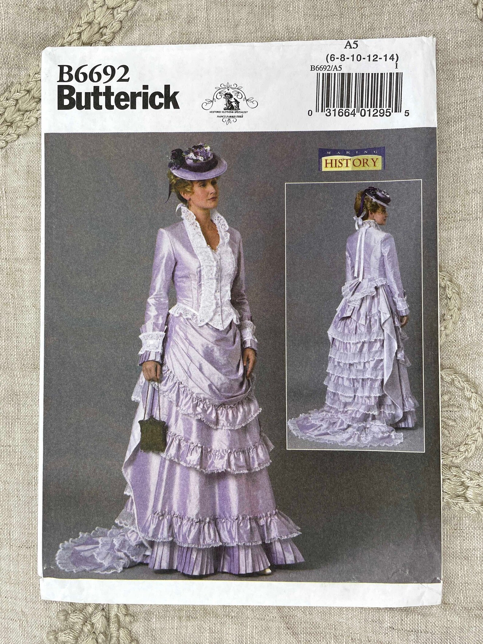 Butterick 6692 Making History Late Victorian Jacket and - Etsy