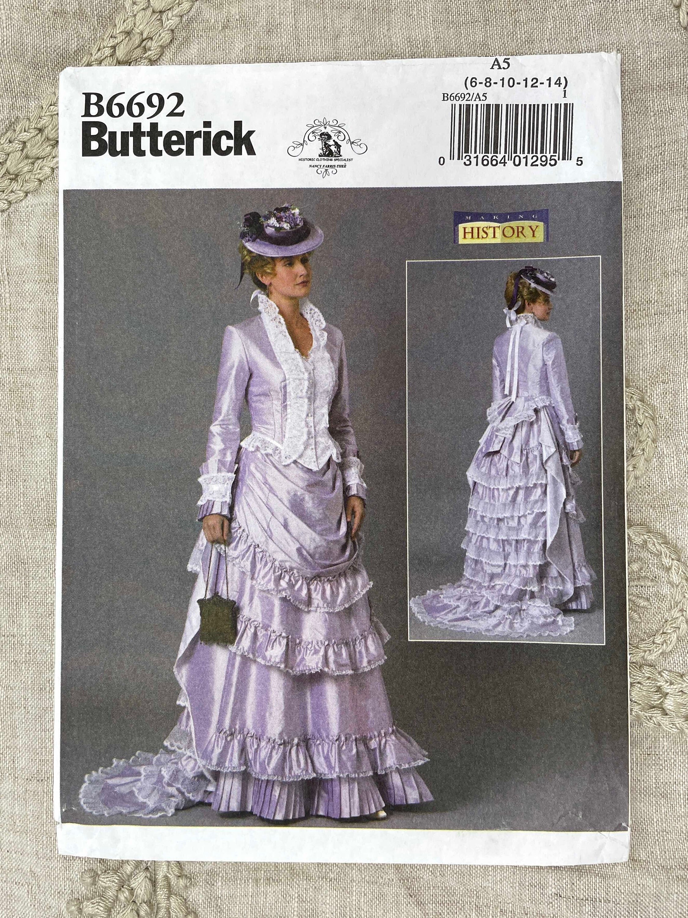 Butterick 6692 Making History Late Victorian Jacket and - Etsy