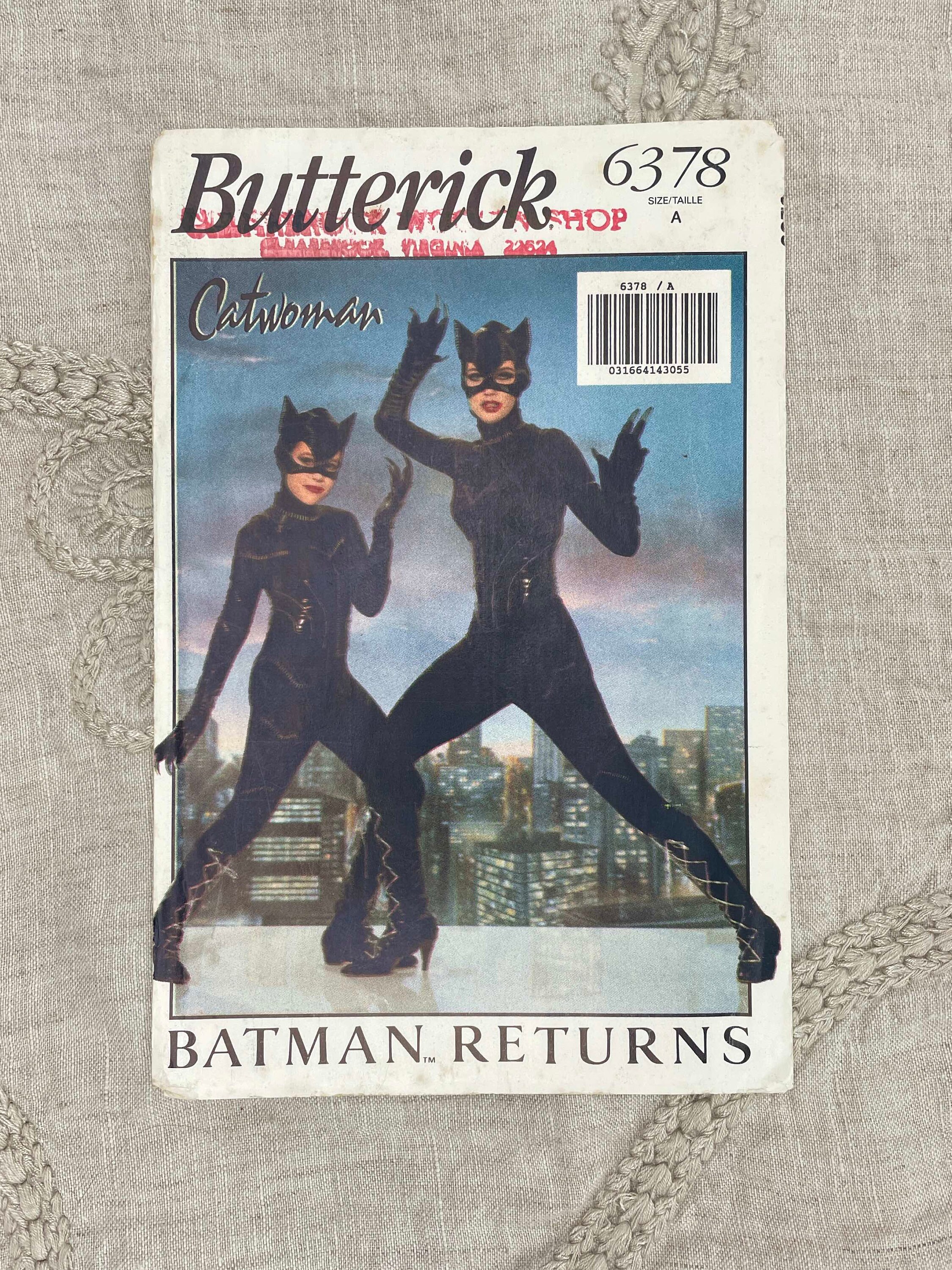 Butterick 6378 Misses' Catwoman Costume Pattern From - Etsy