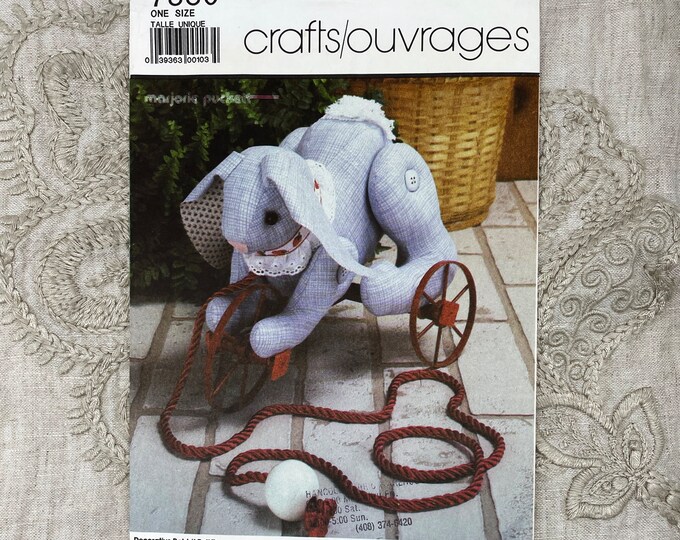 Simplicity 7830 1980s Rabbit Pull Toy Pattern One Size Uncut FF - Etsy