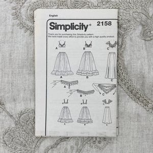 Simplicity 2158 - Belly Dancing Skirt, Belts and Bra Top Costume ...
