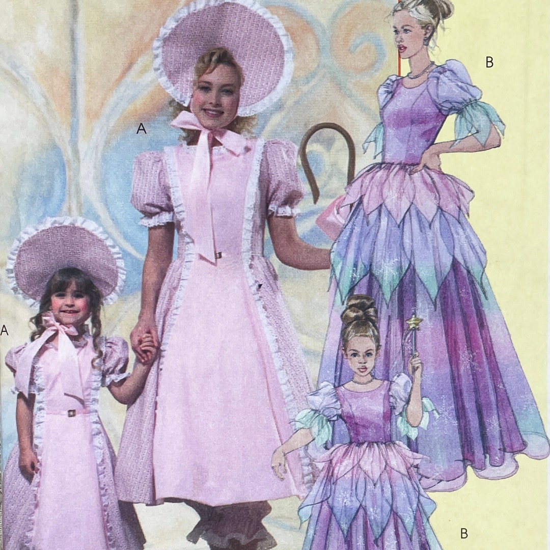 Mccall's 4622 - Adult Bo-peep, Princess and Fairy Costume Pattern ...