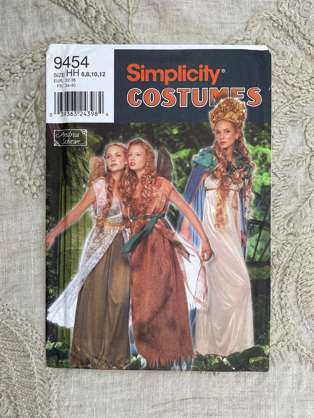 Simplicity 9454 Fairy Costume Pattern Size 6-12 Uncut - Etsy